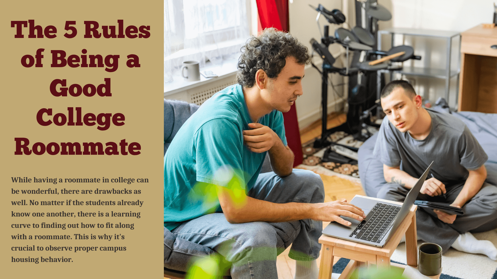 The 5 Rules of Being a Good College Roommate - Campus Life